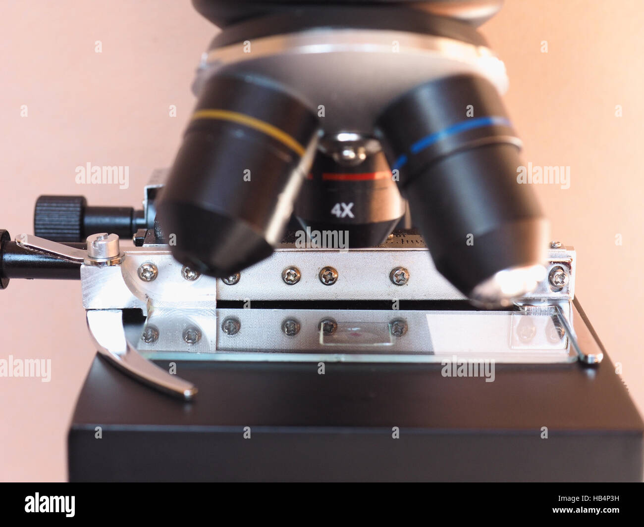Light microscope detail Stock Photo - Alamy