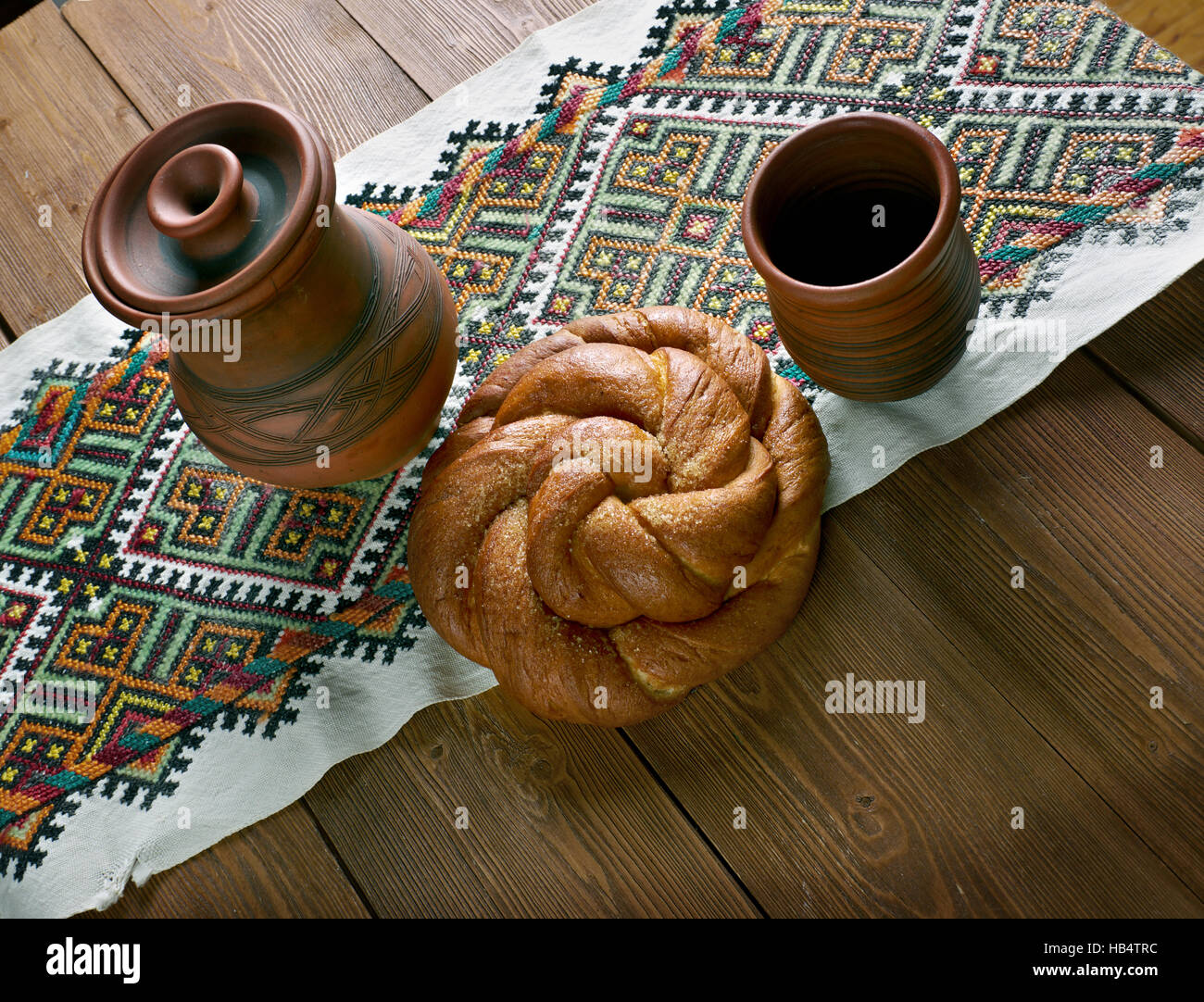 Eastern European Easter Bread Stock Photo - Alamy