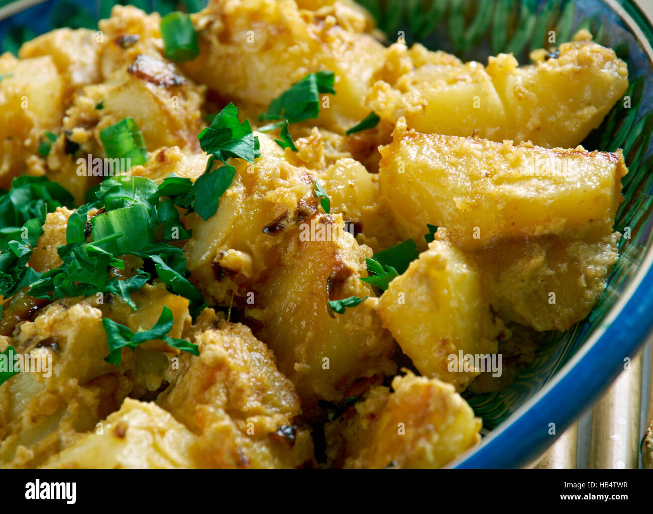 Indian Aloo Posto Stock Photo - Alamy