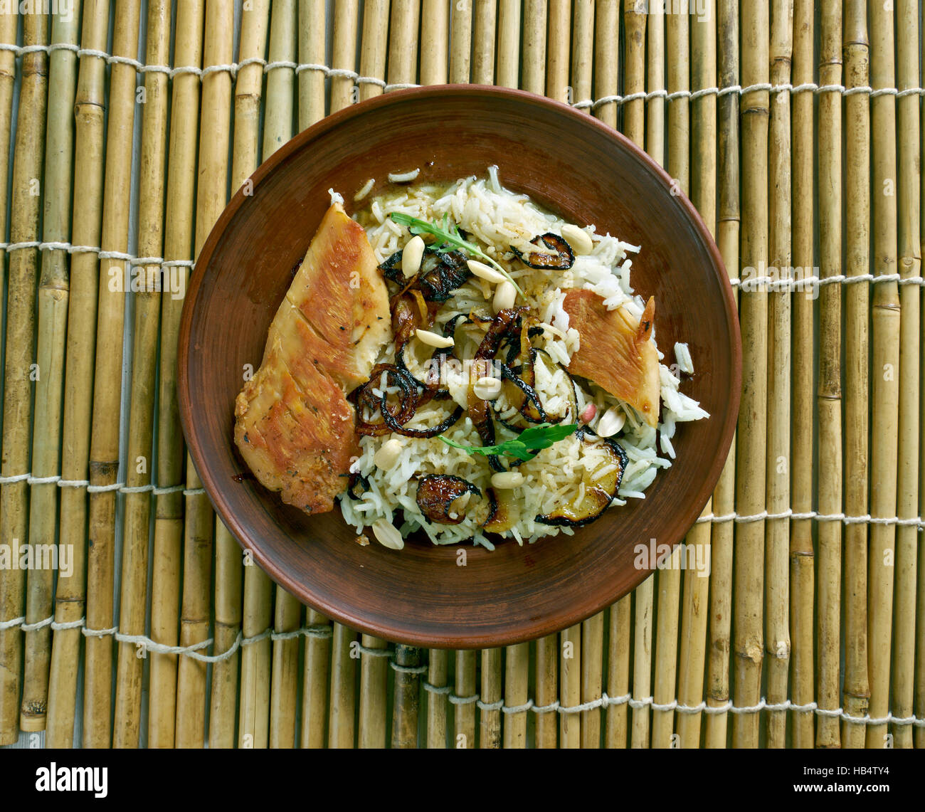 Thalassery Chicken biryani Stock Photo - Alamy