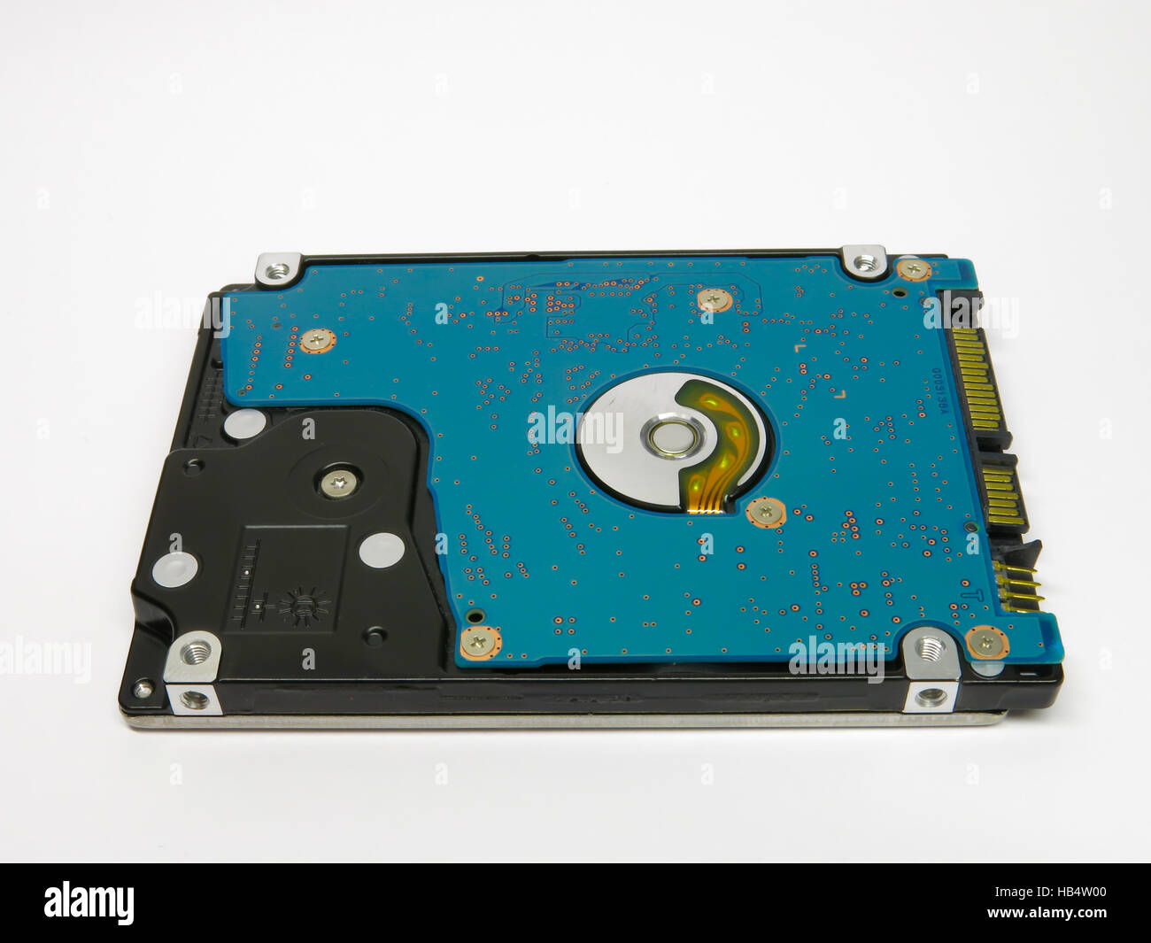 object isolated hard drive on a white background Stock Photo - Alamy