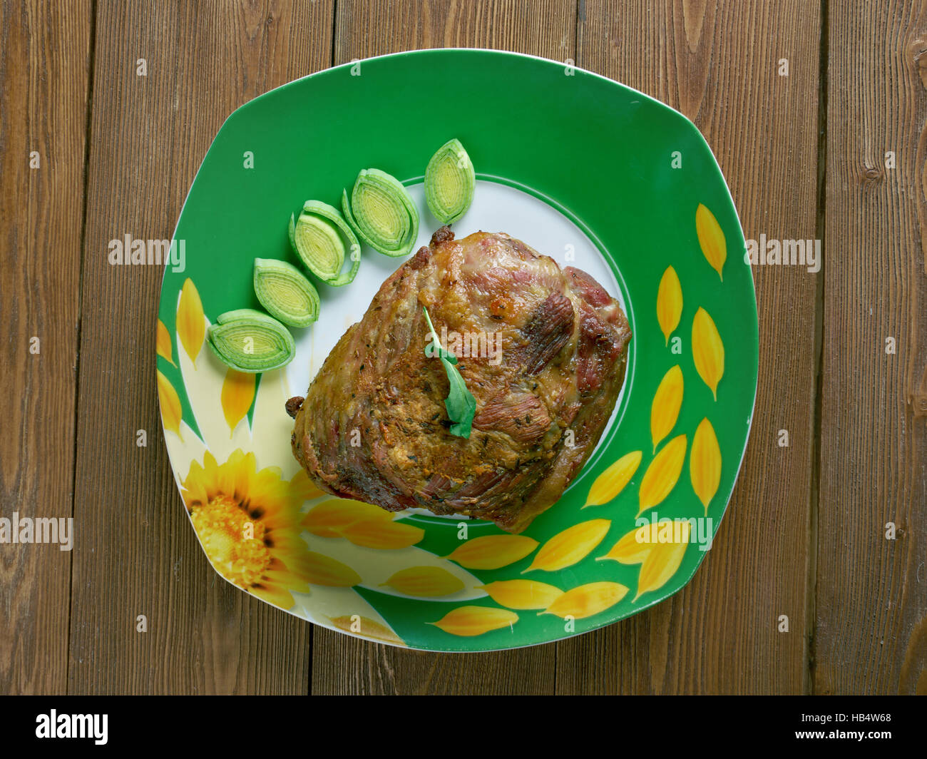 Pork braised Maiale al Latte Stock Photo - Alamy