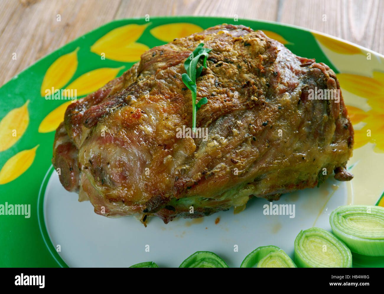 Pork braised Maiale al Latte Stock Photo - Alamy