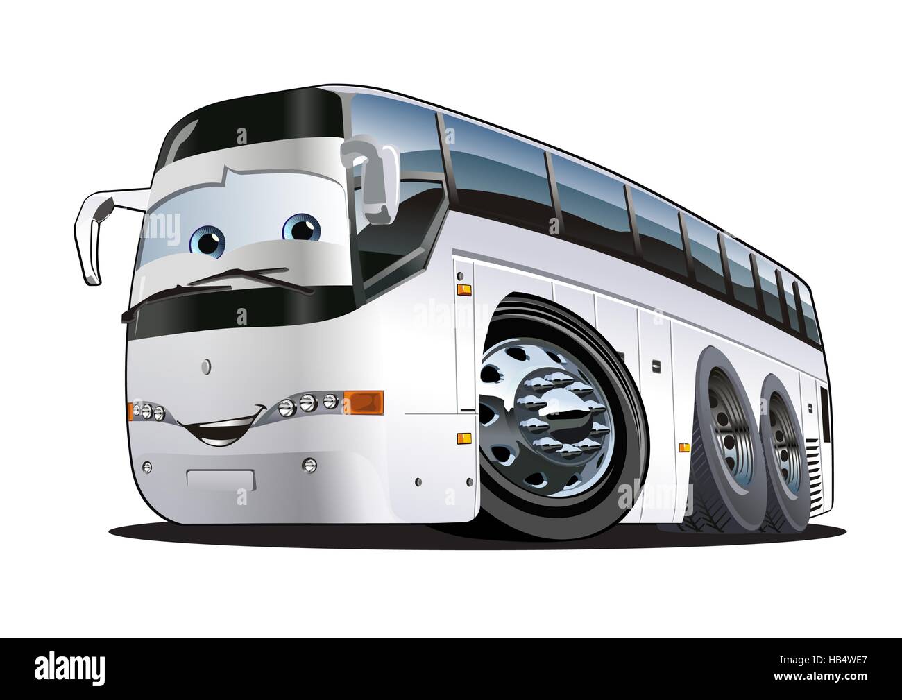 Cartoon bus hi-res stock photography and images - Alamy