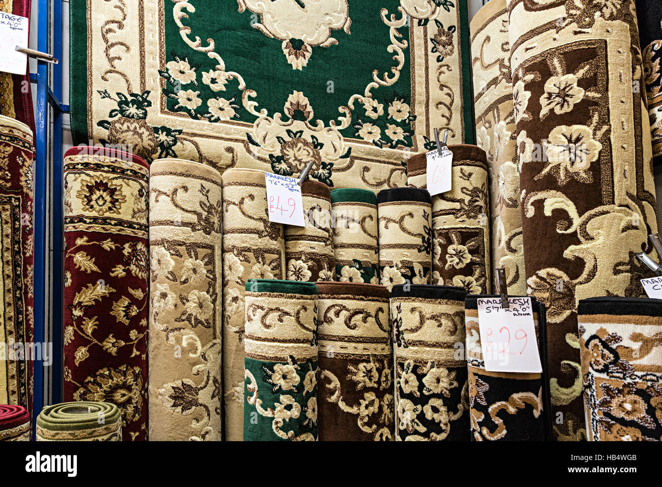 Rolled carpet hi-res stock photography and images - Alamy