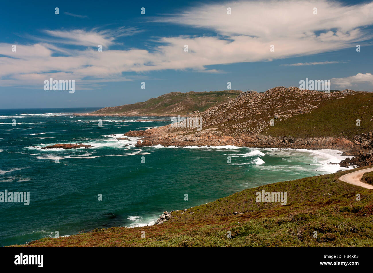 "Death Coast" landscape, Camarinas, La Coruna province, Region of ...