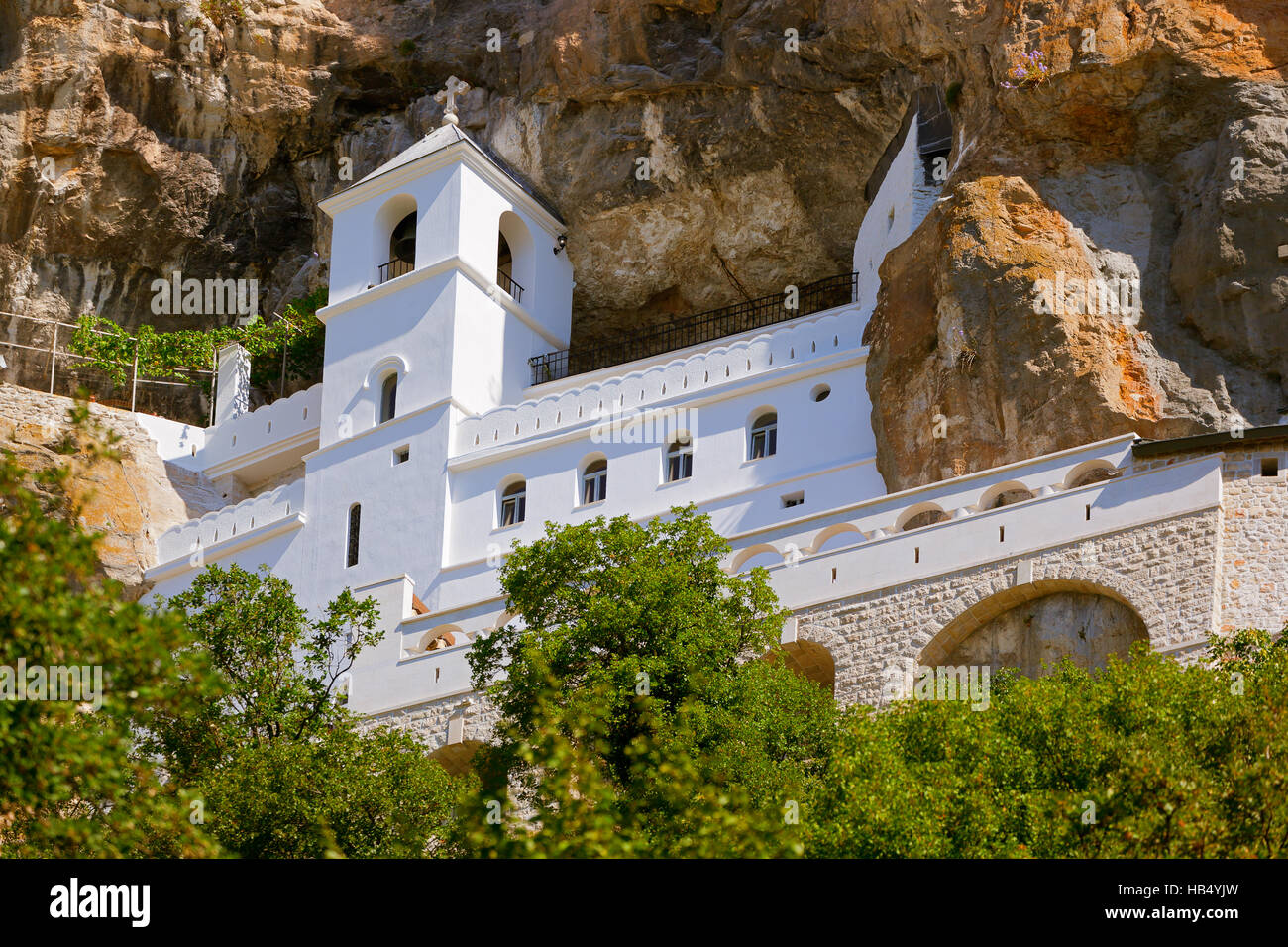Ostrog monastery - Montenegro Stock Photo - Alamy