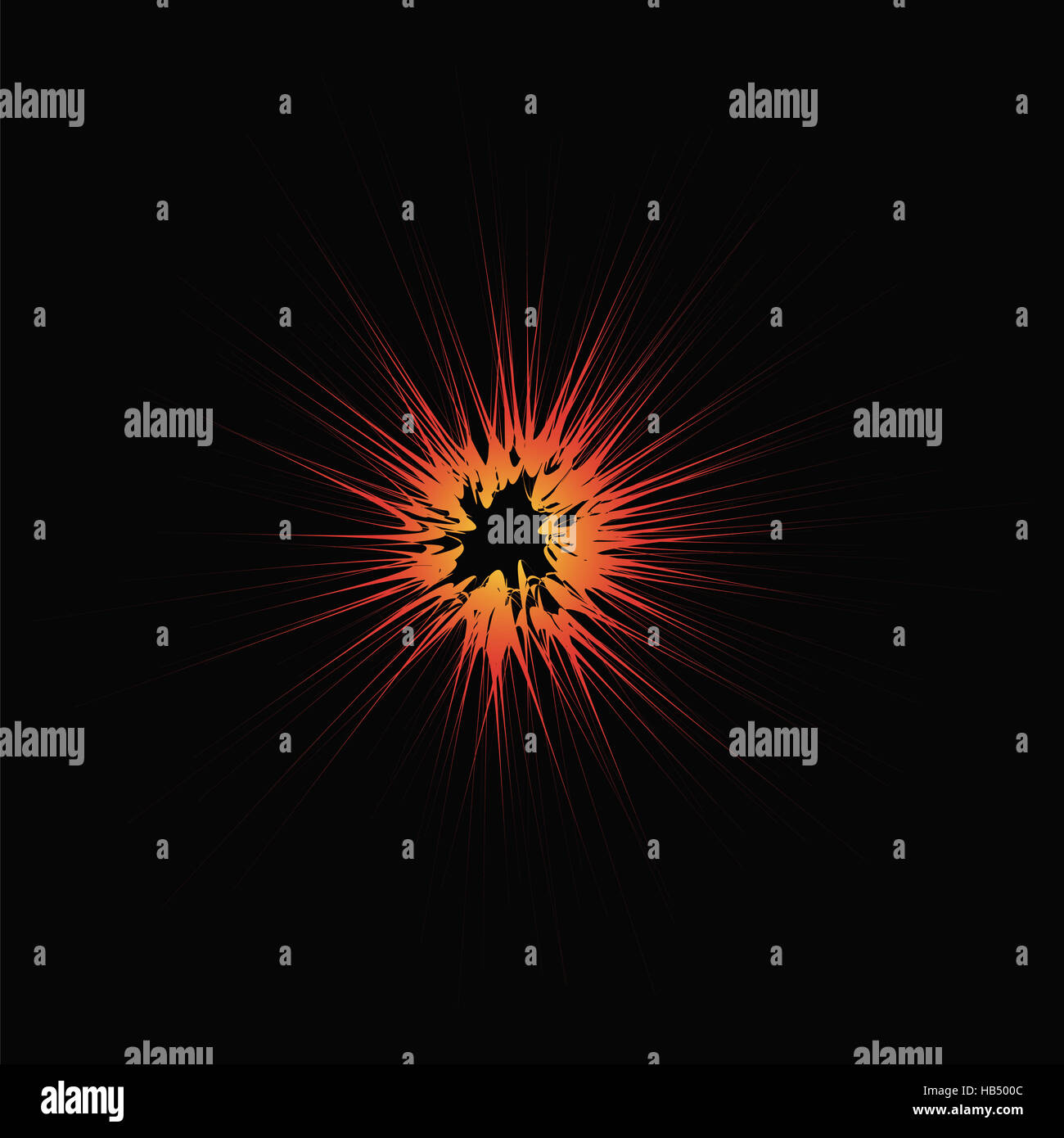 Explode Flash, Cartoon Explosion, Star Burst Stock Photo - Alamy