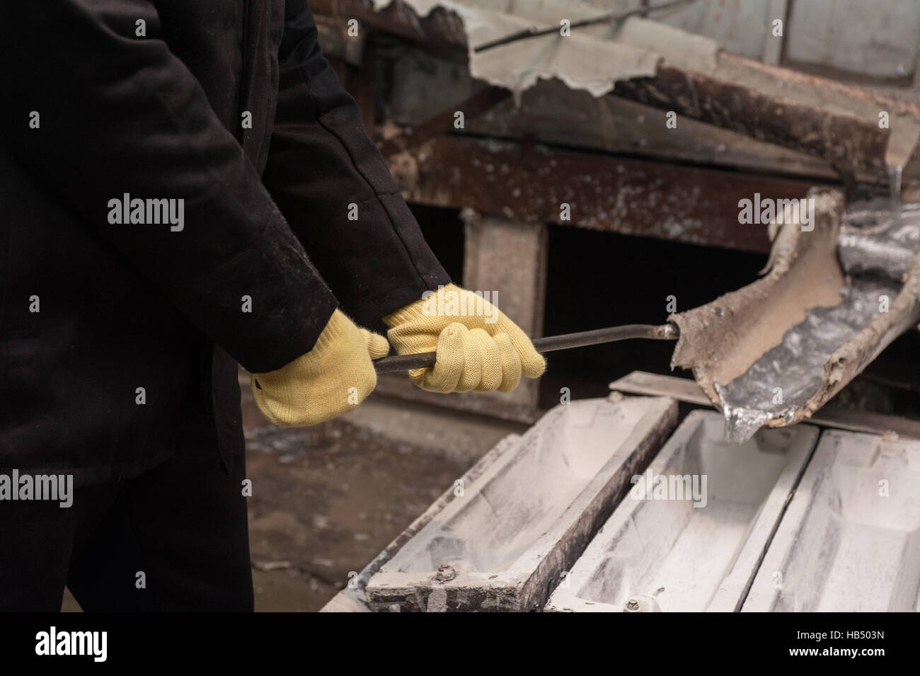 metal melting factory Stock Photo - Alamy