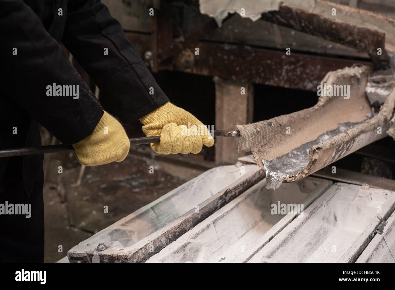 metal melting factory Stock Photo - Alamy