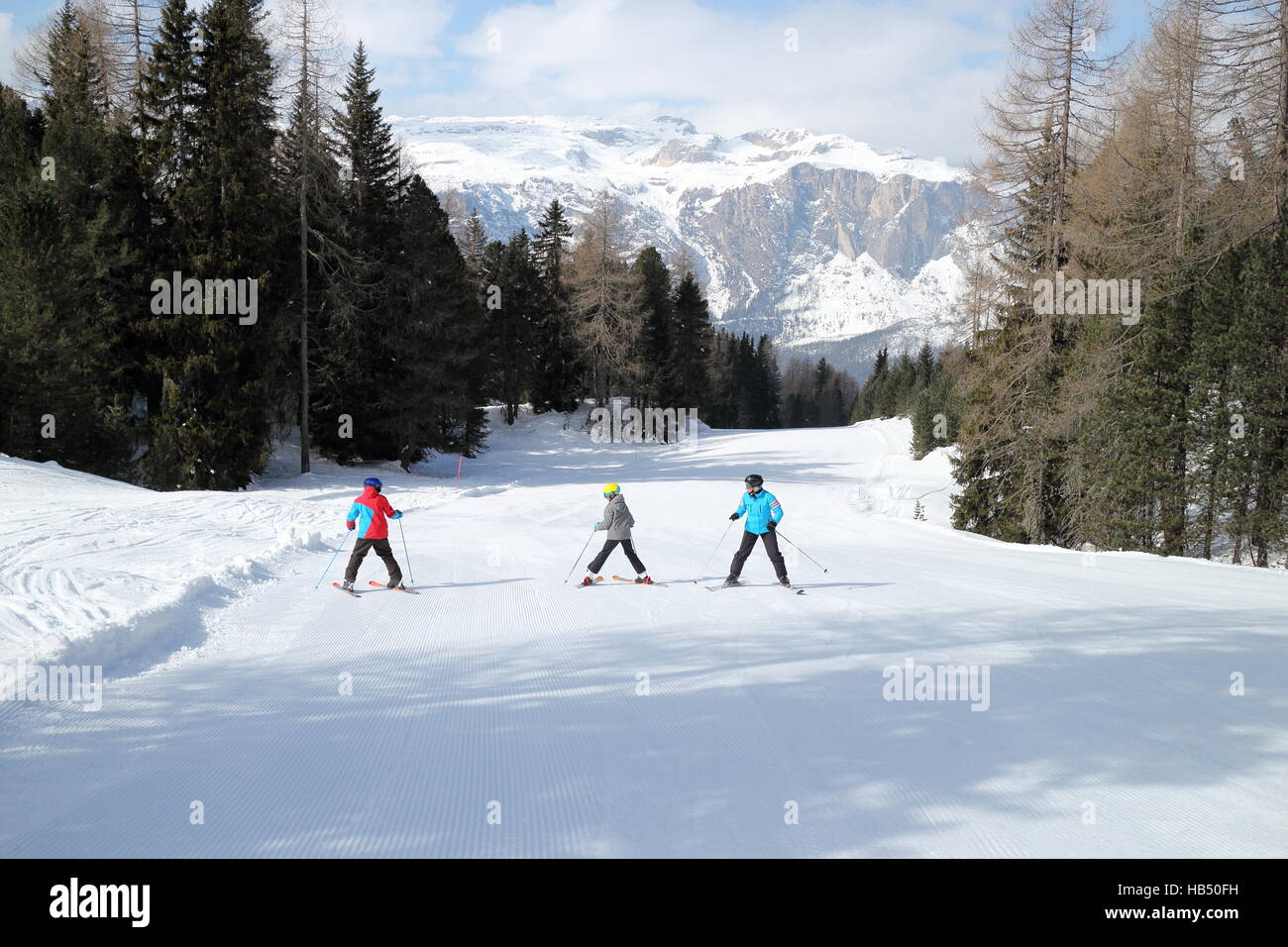 skiing in the alps Stock Photo - Alamy