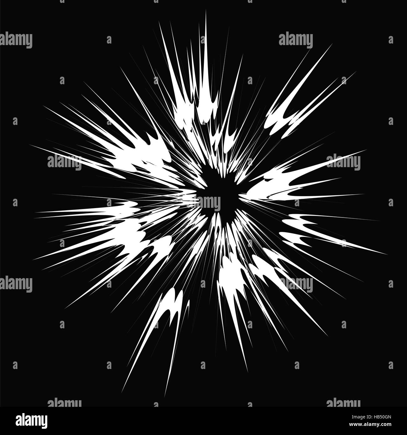 Explode Flash, Cartoon Explosion Stock Photo - Alamy