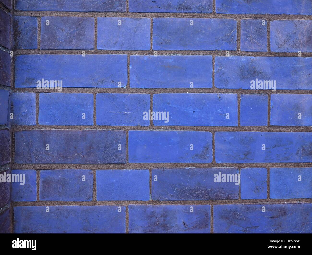 blue brick wall background Stock Photo - Alamy