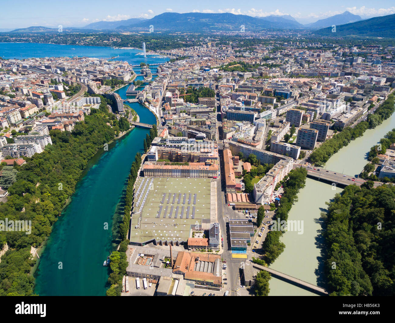 Junction bridge geneva hi-res stock photography and images - Alamy