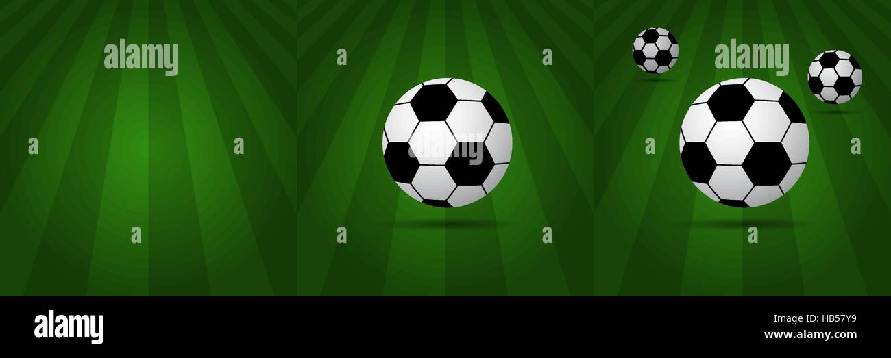 Stylish Soccer Balls Stock Vector Image & Art - Alamy