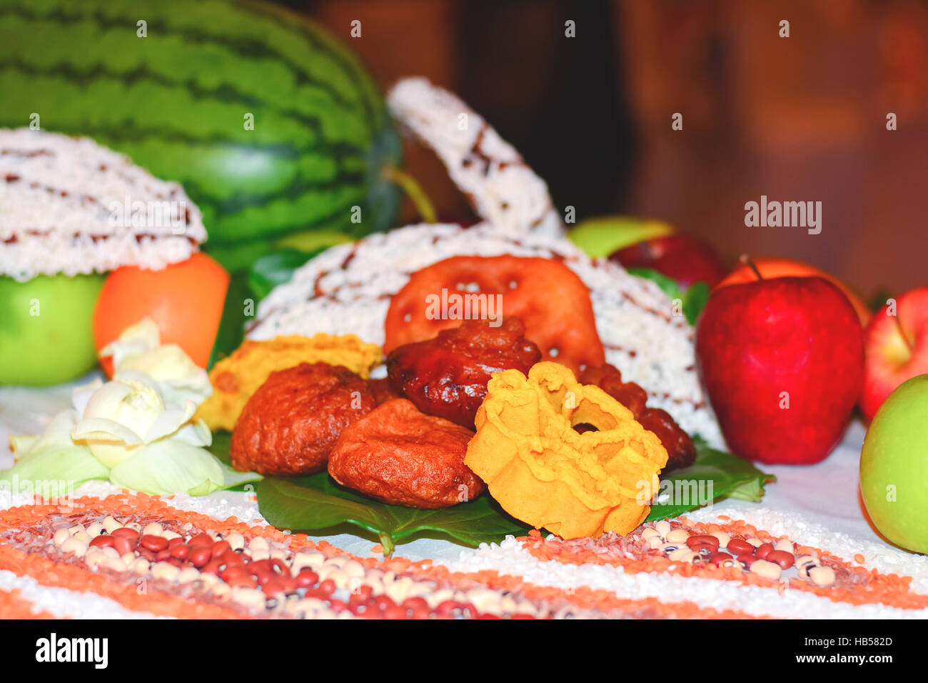 Traditional Sri Lankan Sinhala And Tamil New Year Sweets Stock Photo ...