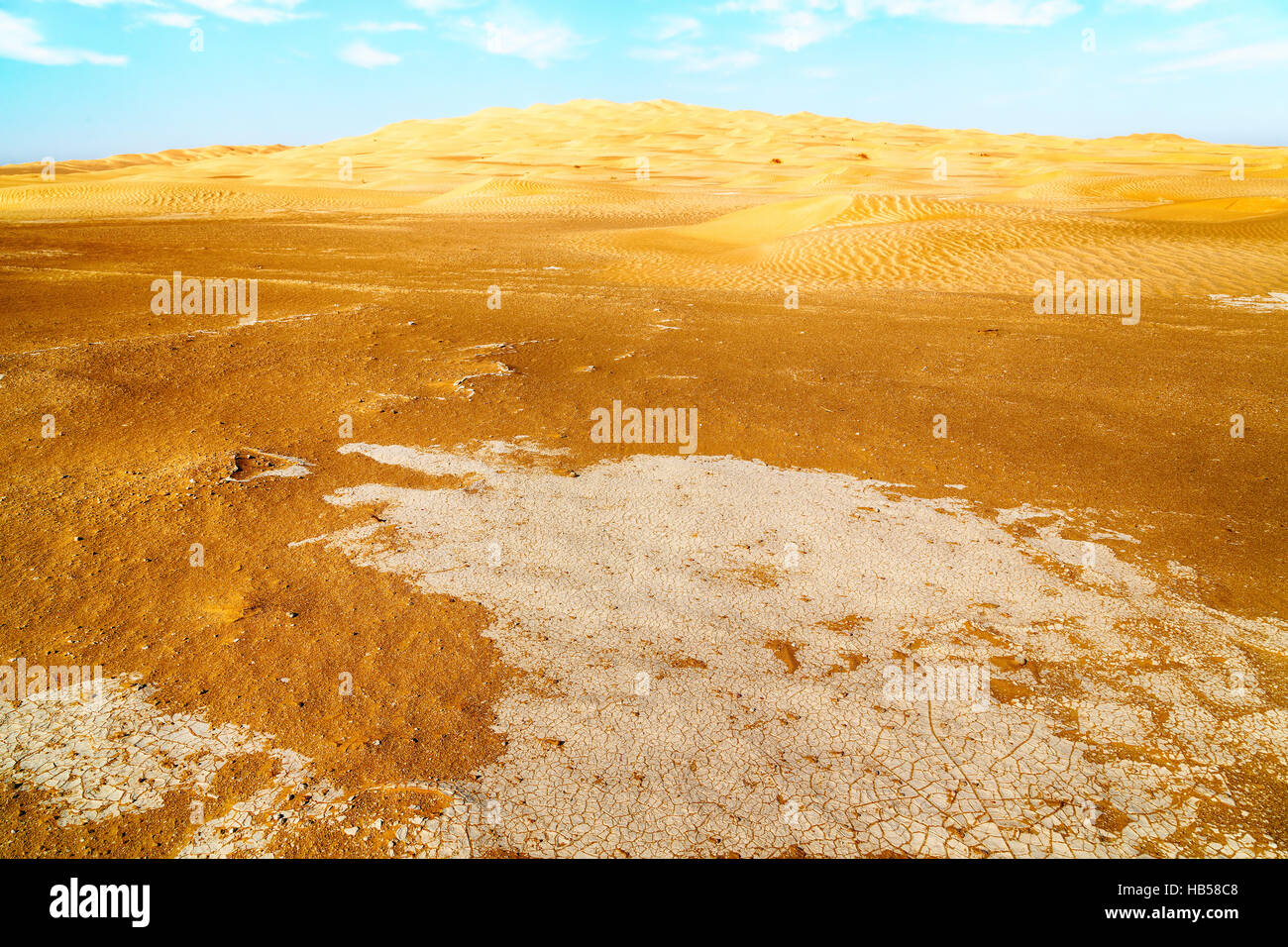 the empty quarter and outdoor sand dune in oman old desert rub al khali ...
