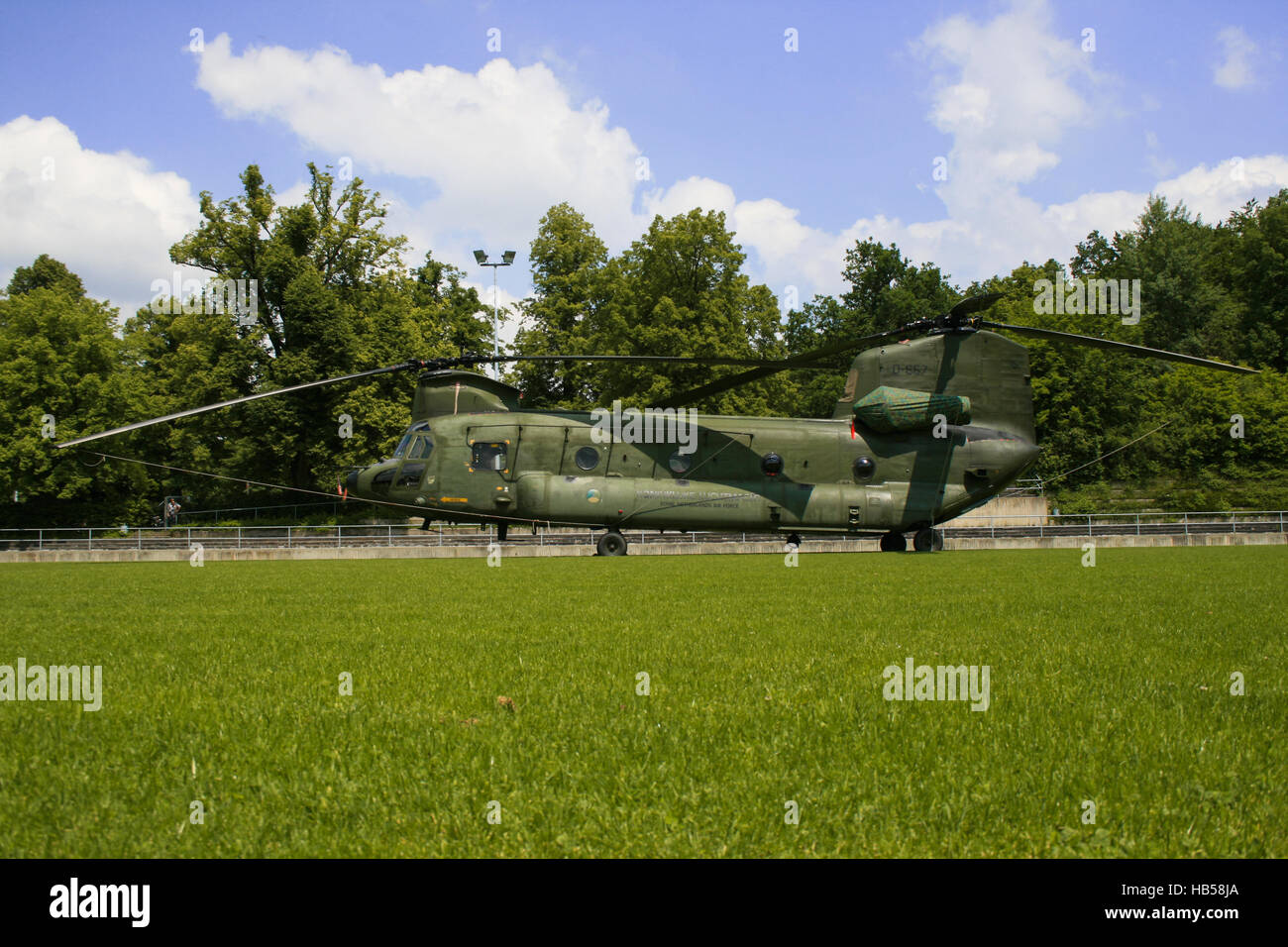 Stuttgart/Germany June 22, 2011: Chinook from netherland at Stuttgart ...