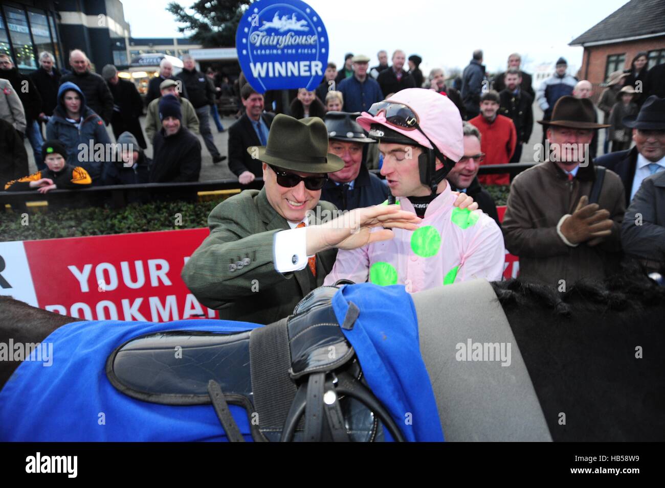 Getabird and Patrick Mullins celebrate with owner Rich Ricci after ...
