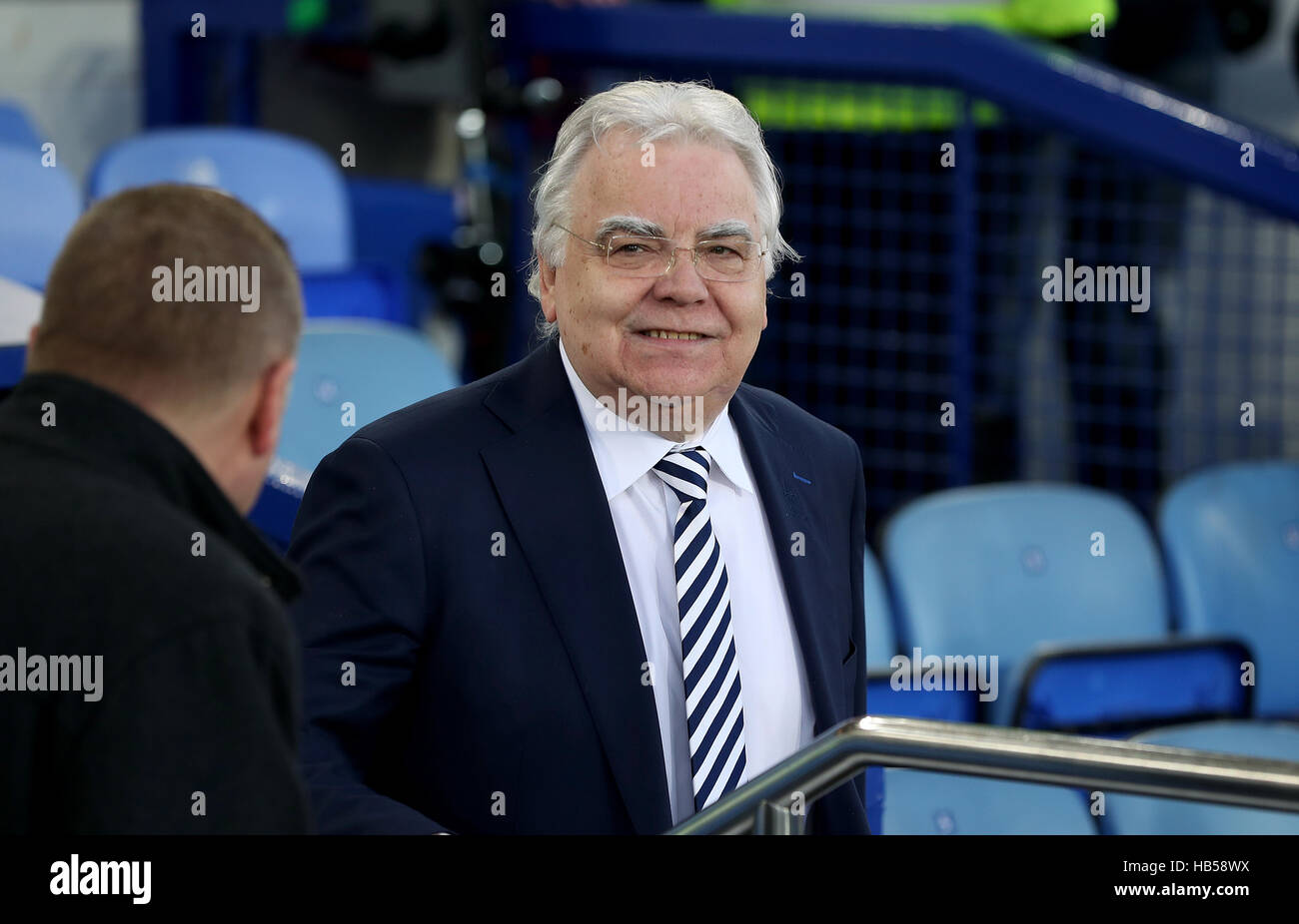 Everton chairman Bill Kenwright during the Premier League match at ...