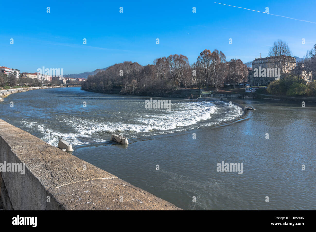 Po River, Turin, Italy Stock Photo - Alamy