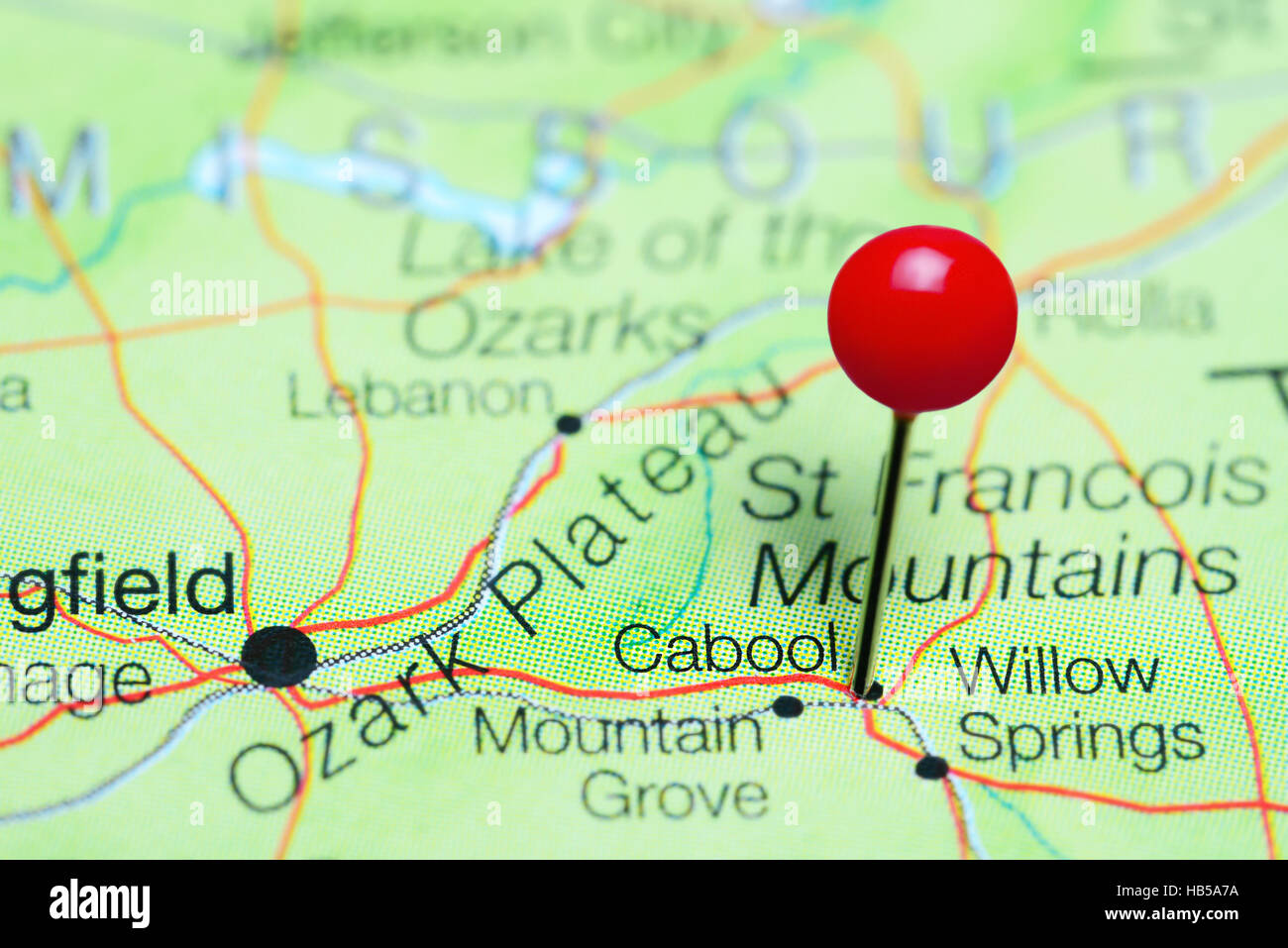 Map of cabool High Resolution Stock Photography and Images - Alamy