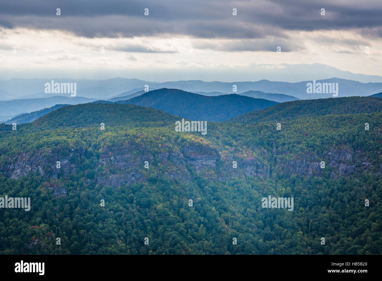 South carolina, blue ridge mountains High Resolution Stock Photography ...
