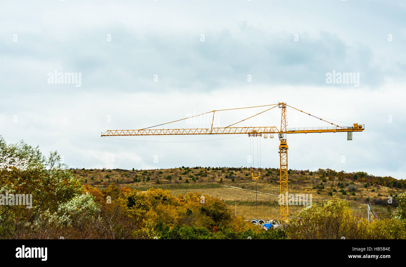 field construction site Stock Photo - Alamy