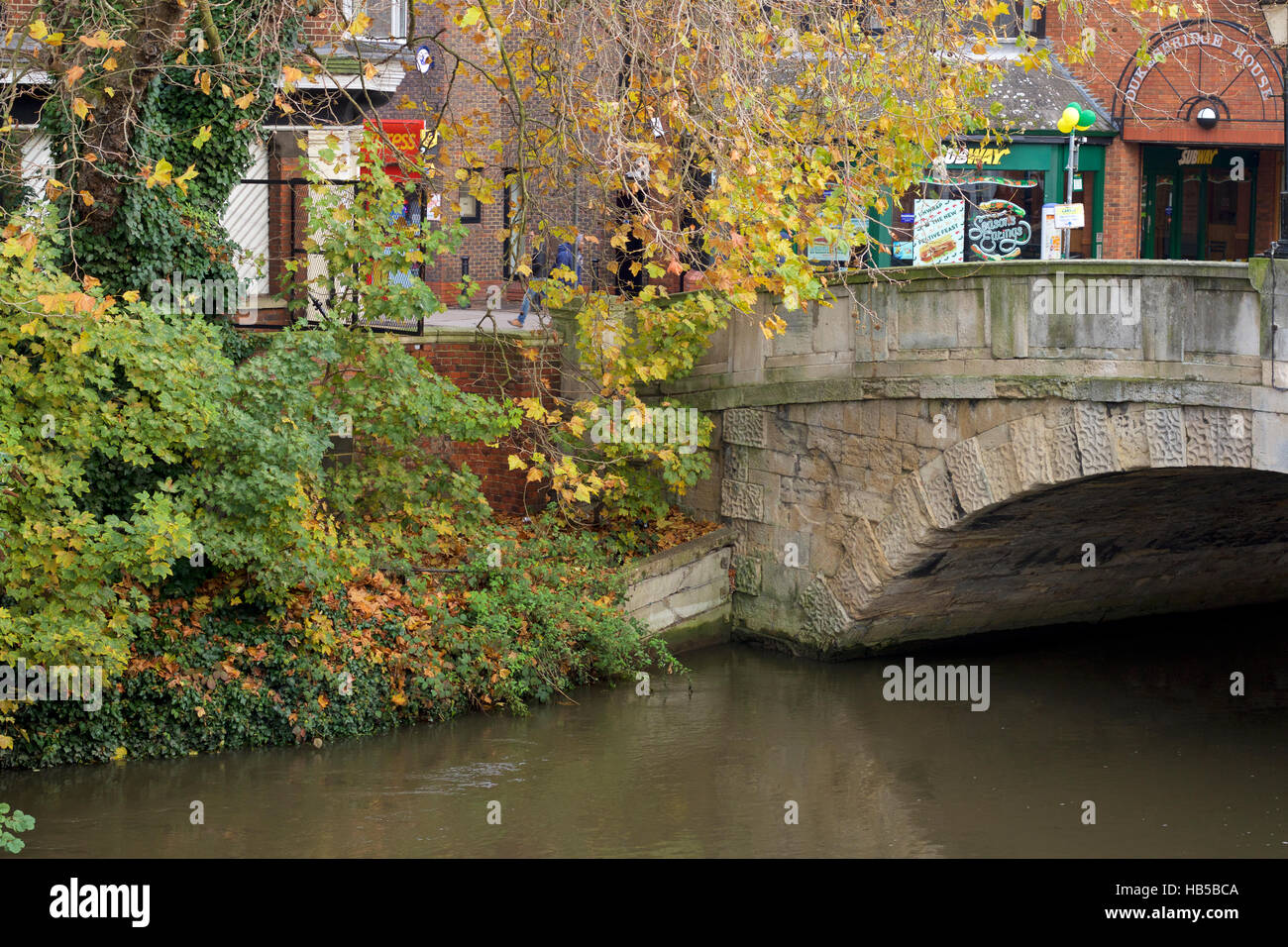 A picture of an old bridge in Reading Stock Photo - Alamy