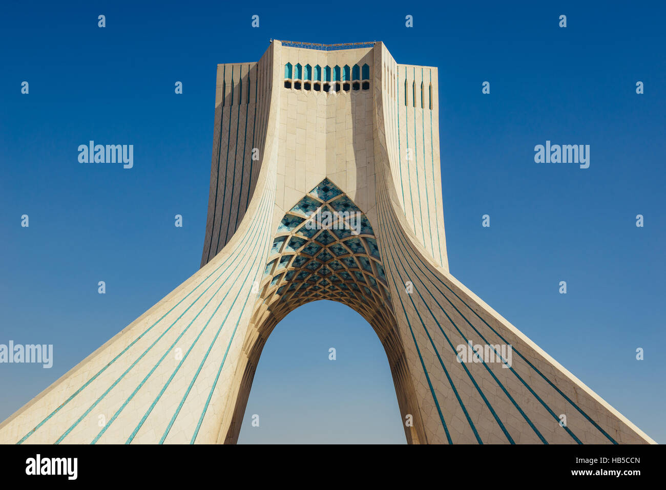 Azadi Tower in Tehran city, Iran Stock Photo - Alamy