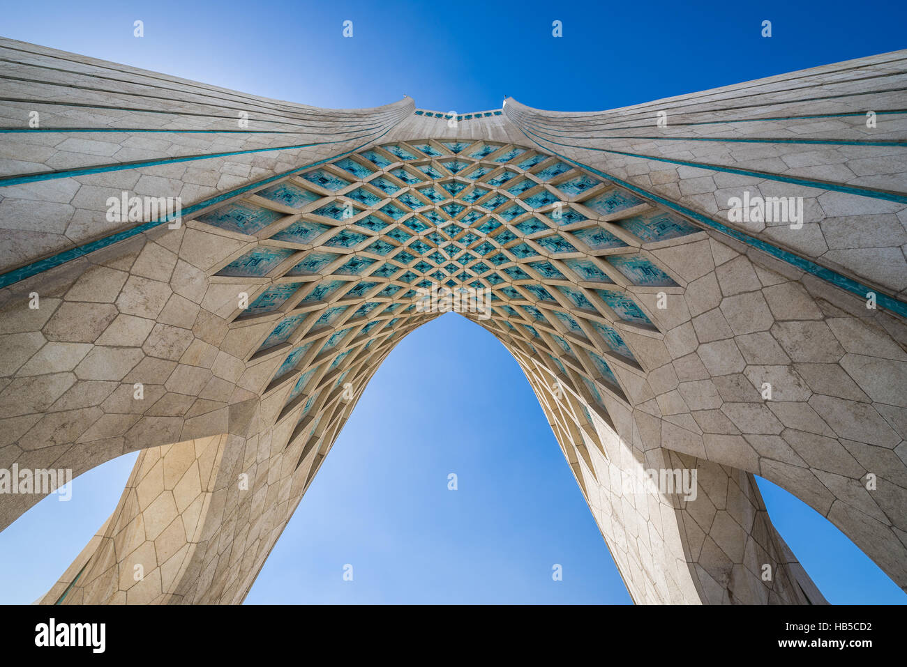 Azadi Tower in Tehran city, Iran Stock Photo - Alamy