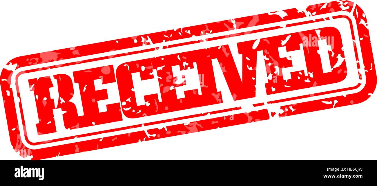Received rubber stamp Stock Vector Image & Art - Alamy