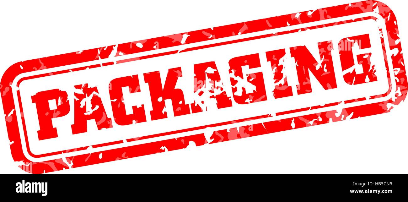 Packaging rubber stamp Stock Vector Image & Art - Alamy