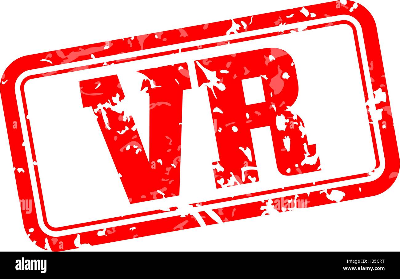 Virtual reality stamp Stock Vector Images - Alamy