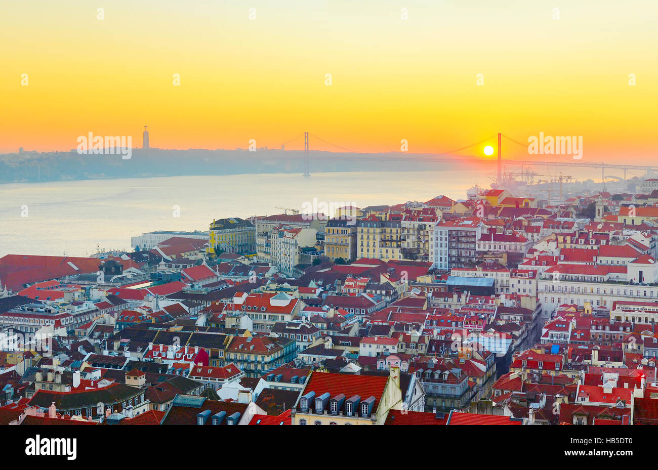 Lisbon aerial hi-res stock photography and images - Alamy