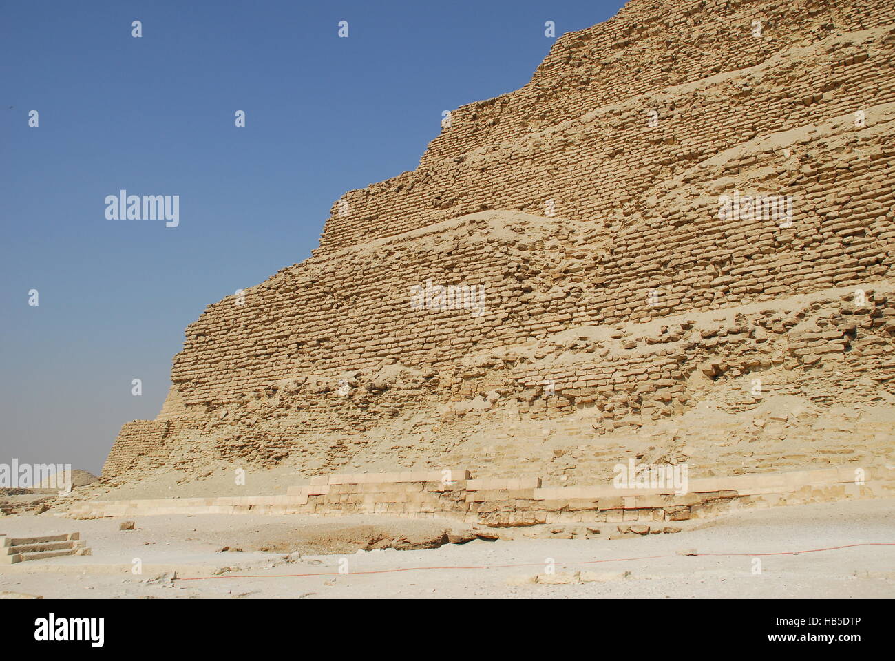 the step pyramid of zoser at saqaara Stock Photo - Alamy