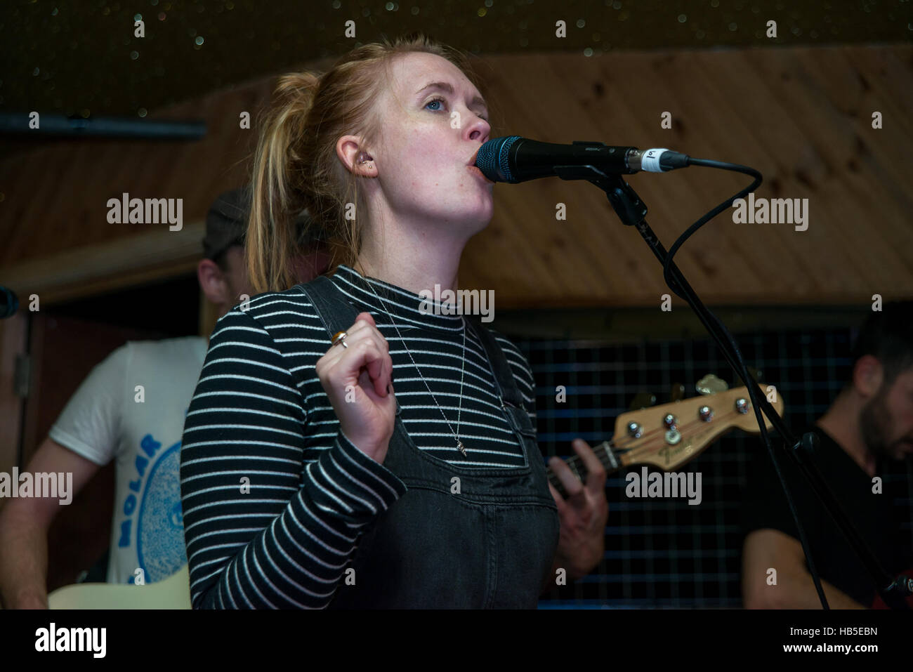 London, UK. 04th Dec, 2016. Los Campesinos! perform at Moth Club. They ...
