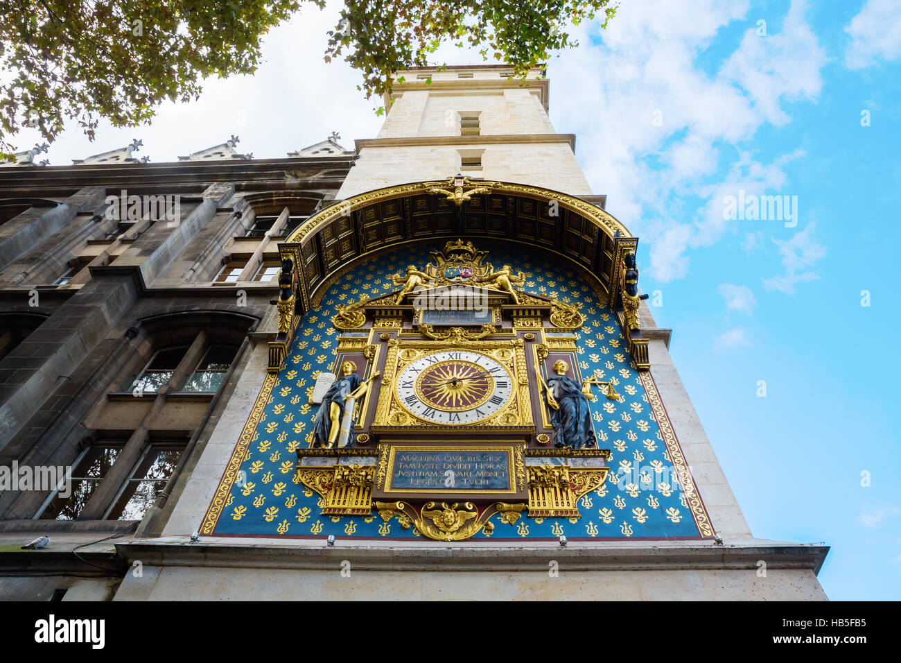 City clock in paris hi-res stock photography and images - Alamy
