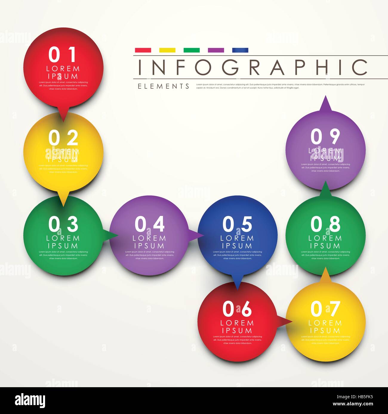Creative infographic hi-res stock photography and images - Alamy