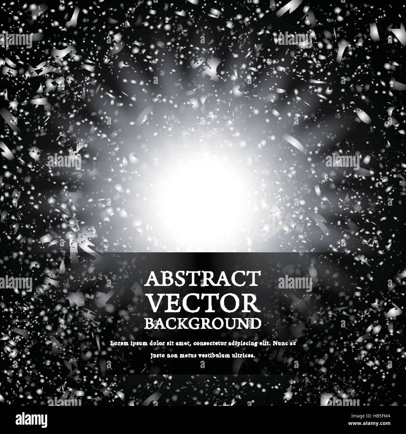 geometric stylish glossy abstract background in black Stock Vector ...