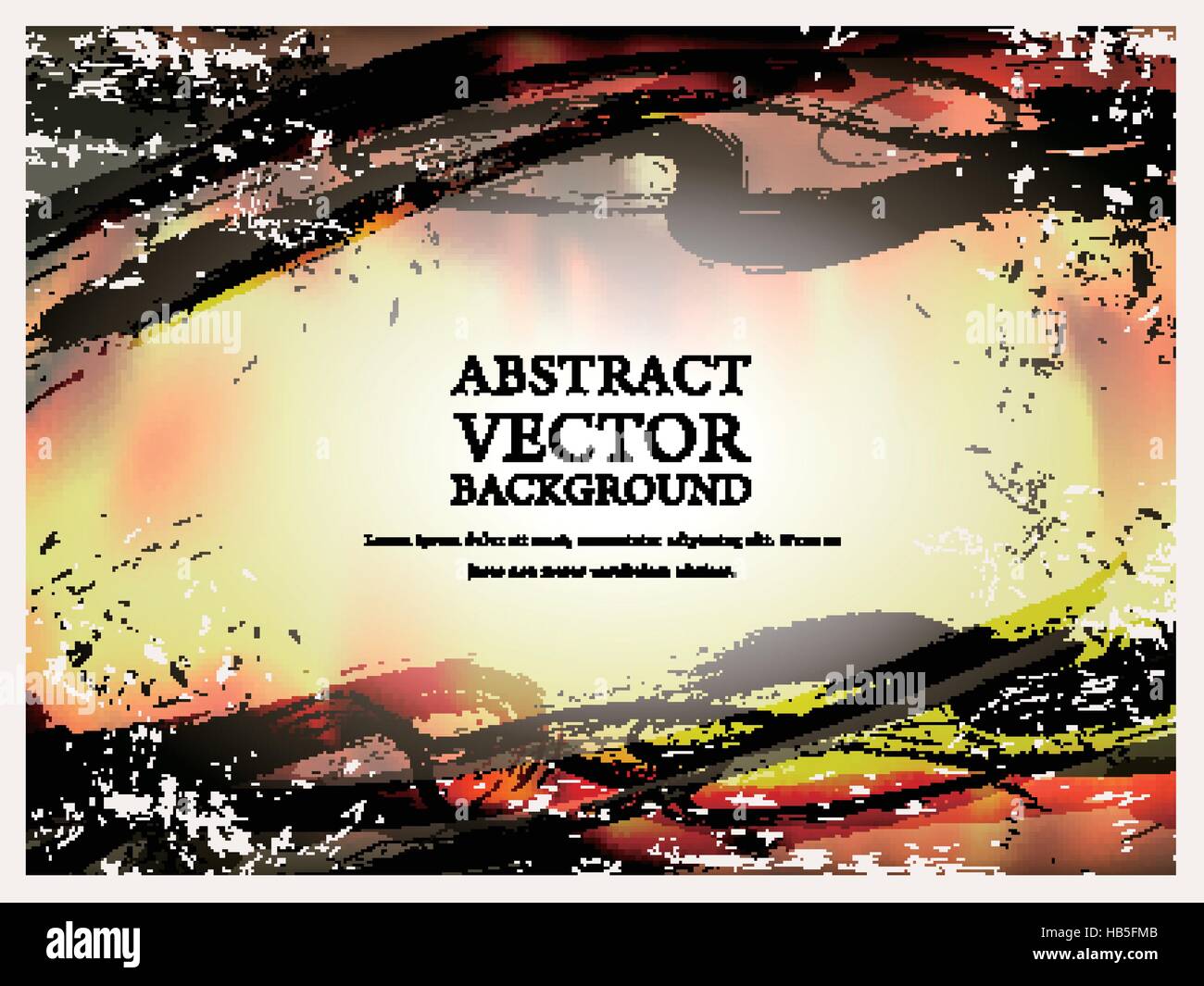 abstract calligraphy style background with ink strokes Stock Vector ...