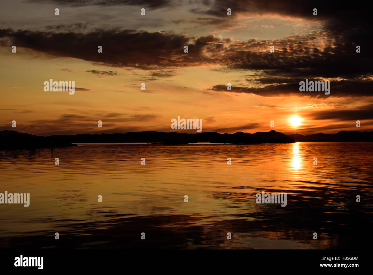 Inside passage alaska sunset hi-res stock photography and images - Alamy