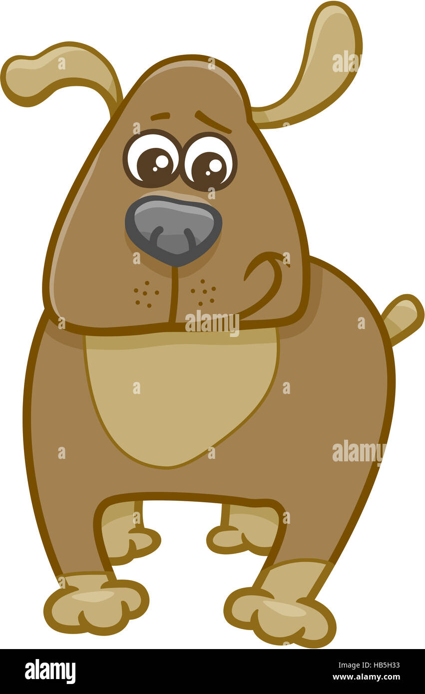 dog cartoon character Stock Photo - Alamy