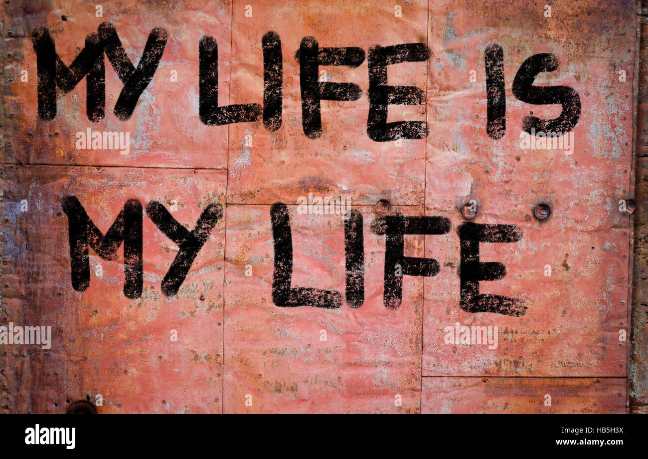 My Life Concept Stock Photo - Alamy