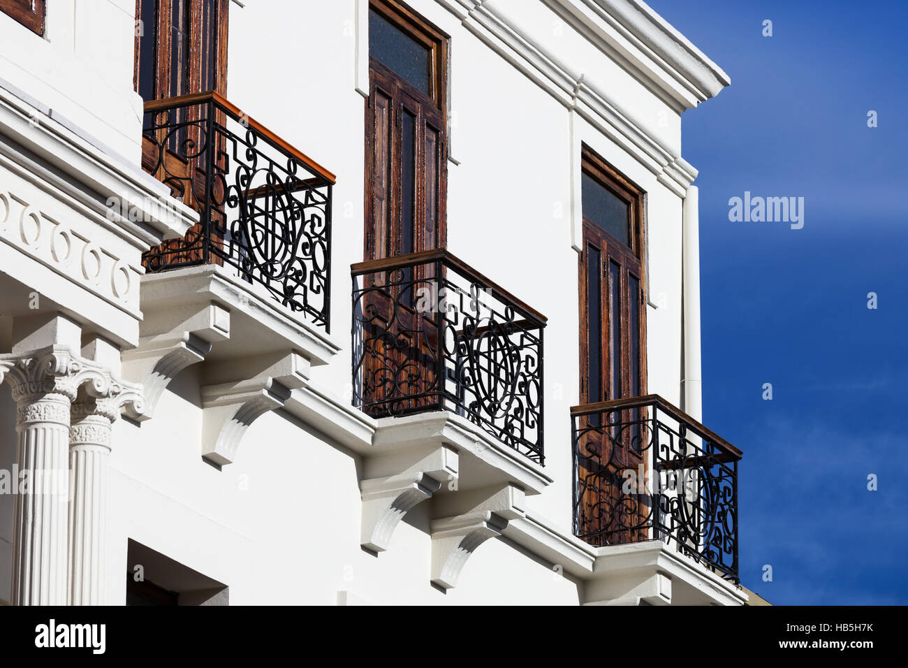 Metal balconies hi-res stock photography and images - Alamy