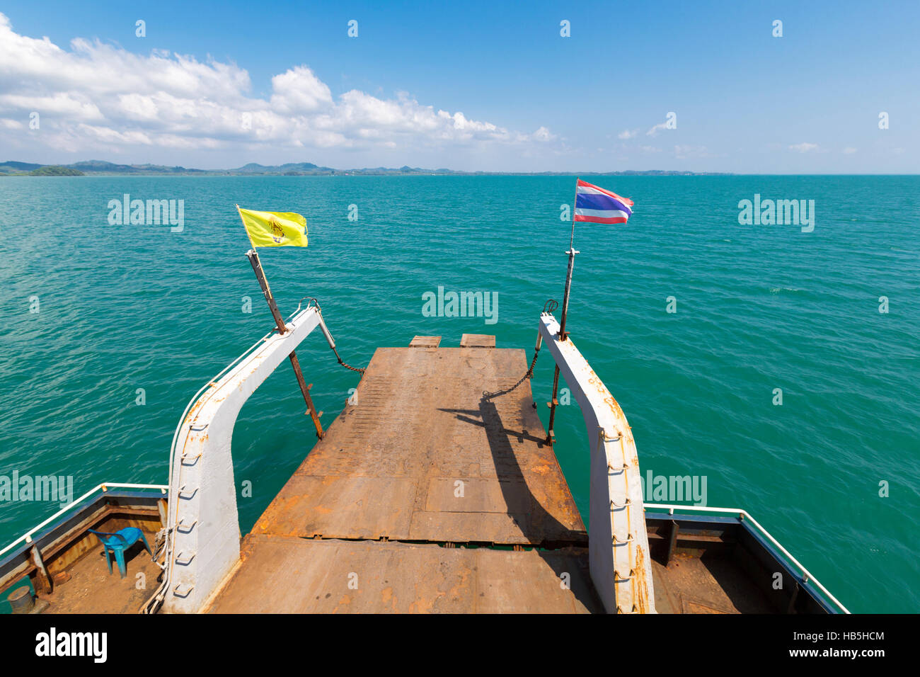 Ferry boat going to Koh Chang Island in Trat Province. Thailand Stock ...