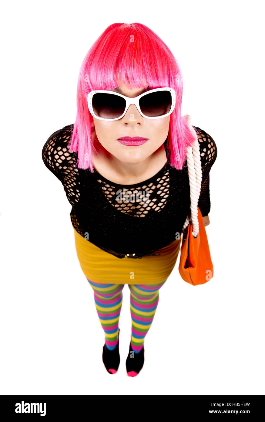 Pink and orange outfit Cut Out Stock Images & Pictures - Alamy