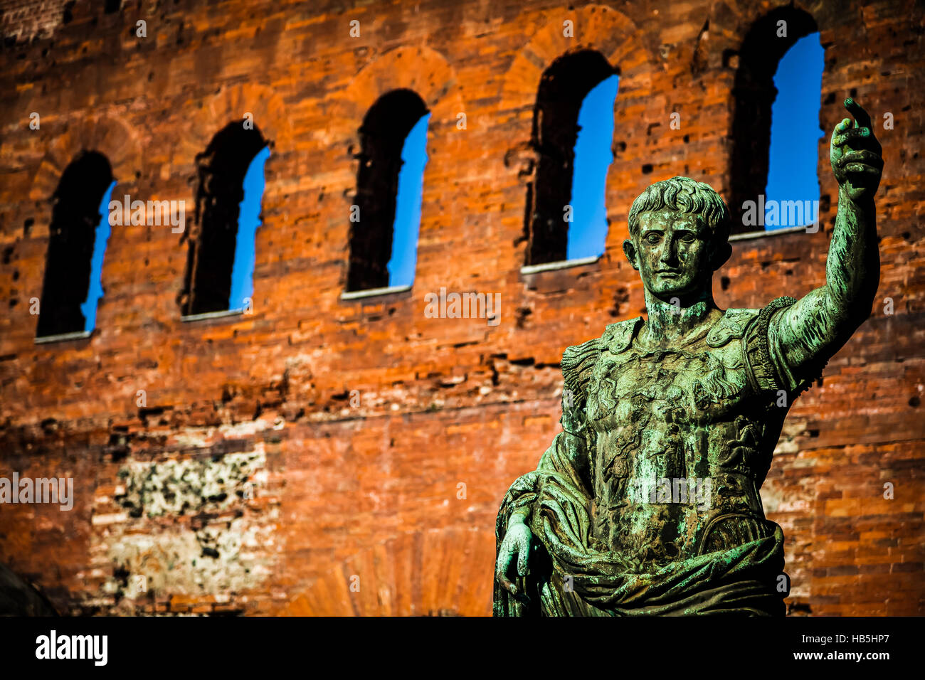 The leader: Cesare Augustus - Emperor Stock Photo - Alamy