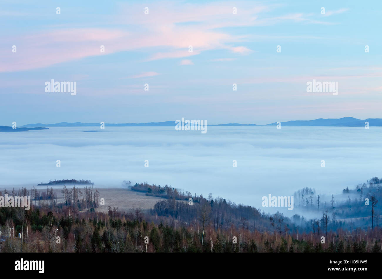 Beautiful sunset foothills view Stock Photo - Alamy