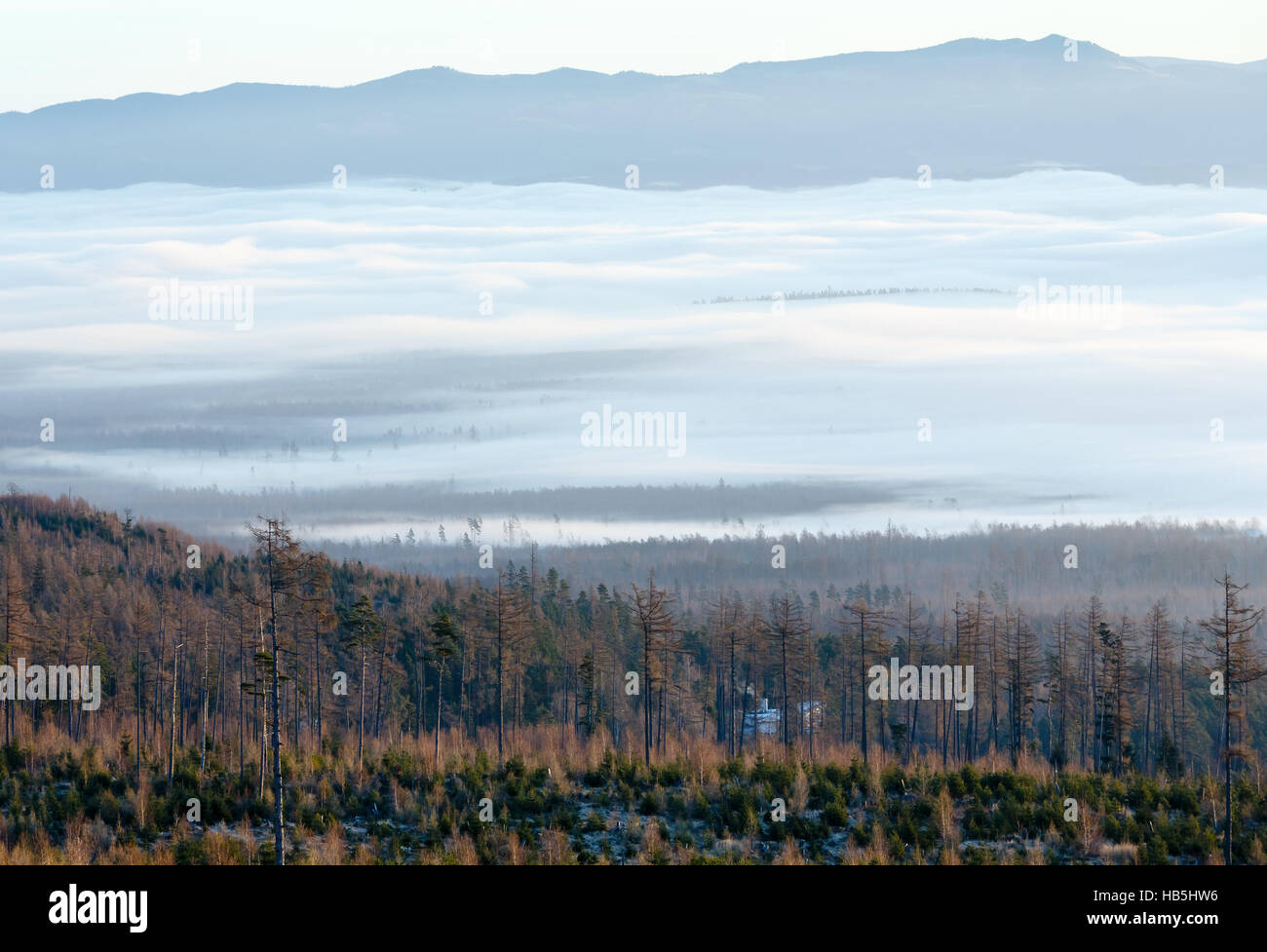 Beautiful morning foothills view Stock Photo - Alamy